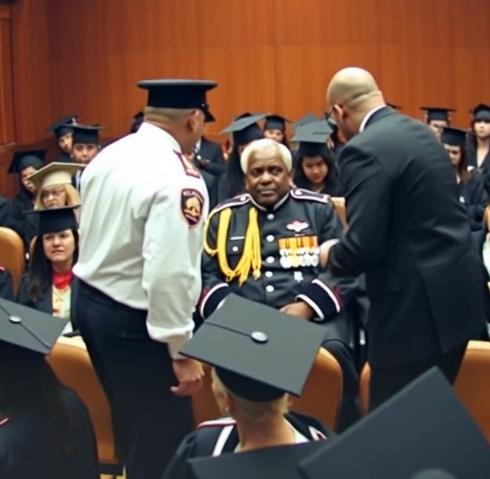 Two guards confronted a black marine at his son’s graduation — what ...