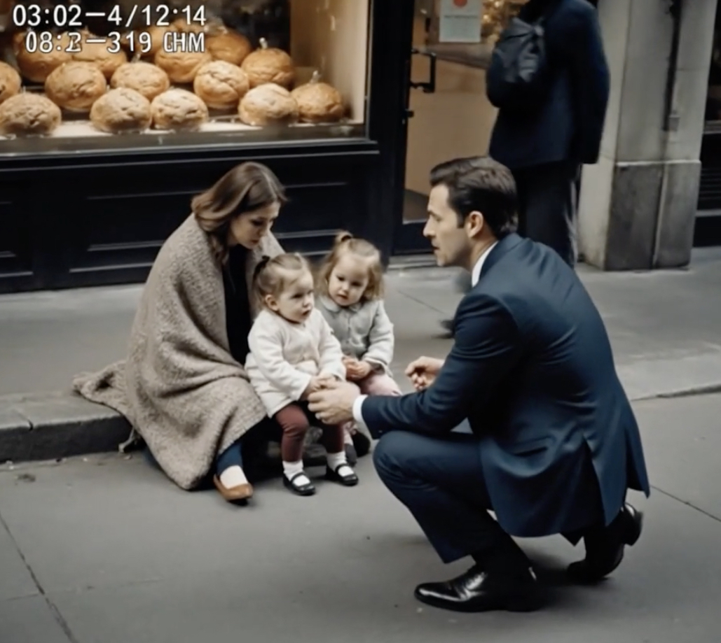 A MILLIONAIRE SAW A WOMAN BEGGING WITH TWINS — THEN REALIZED SHE WAS ...